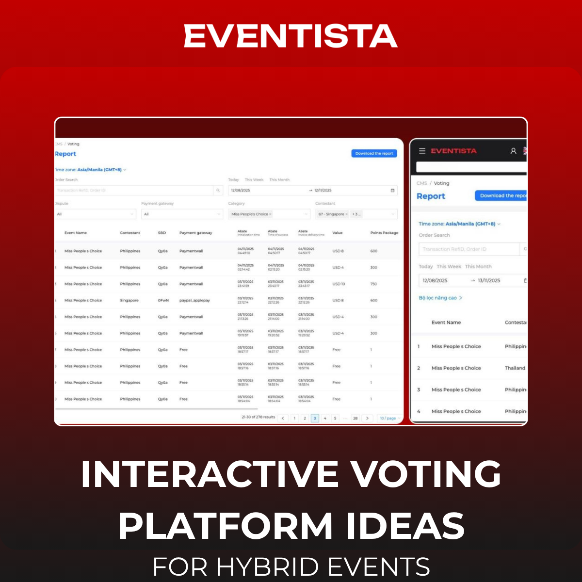 Interactive Voting Platform Ideas for Hybrid Events: Maximizing Global ...